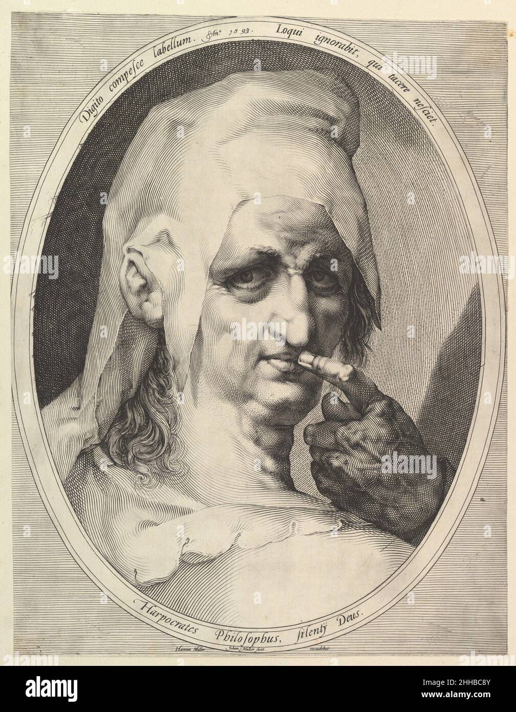 Harpocrates, the God of Silence 1593 Jan Muller Netherlandish Jan ...