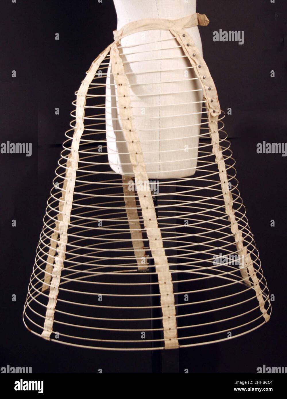 Cage crinoline 1880s American. Cage crinoline 82416 Stock Photo - Alamy