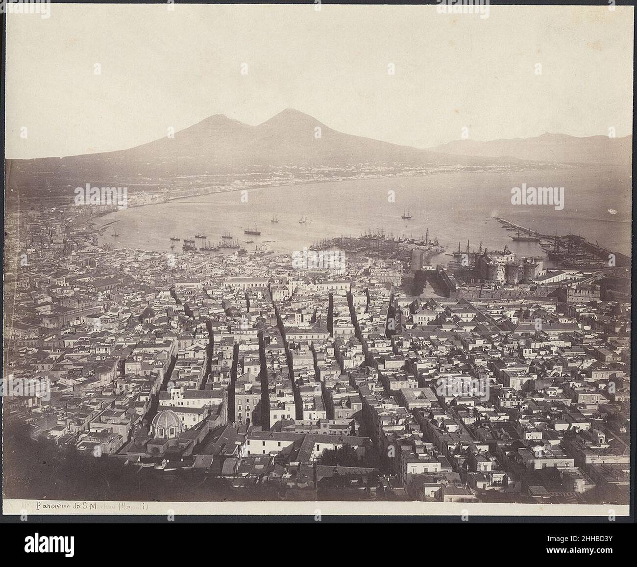 Sommer, Giorgio (1834-1914) - n. 1103 - Panorama da San Martino (Napoli ...