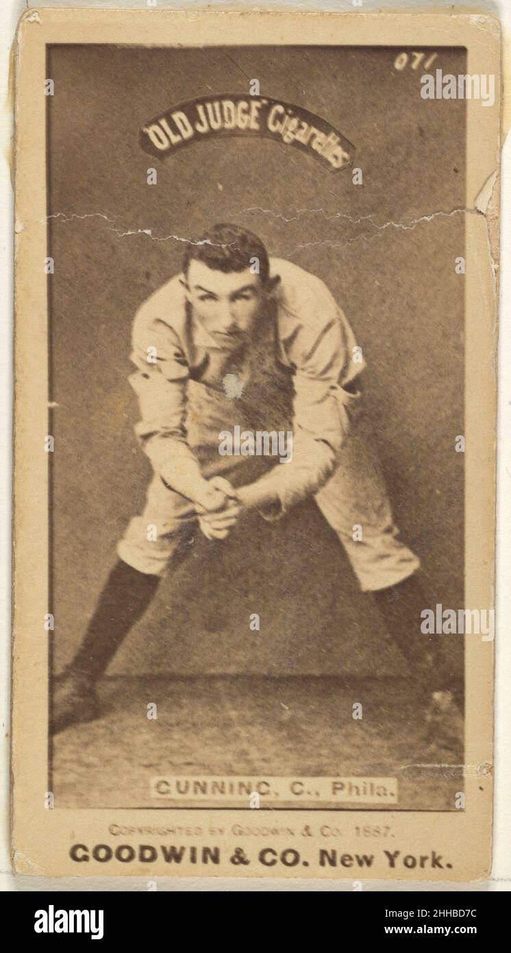 Thomas Francis Gunning, Catcher, Philadelphia, from the Old Judge ...