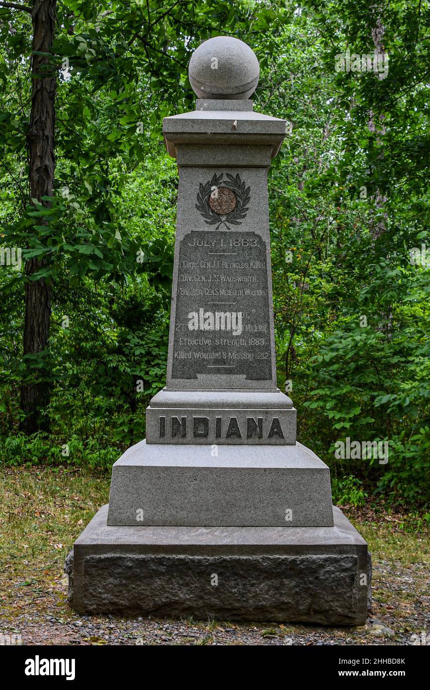 19th indiana infantry hi-res stock photography and images - Alamy