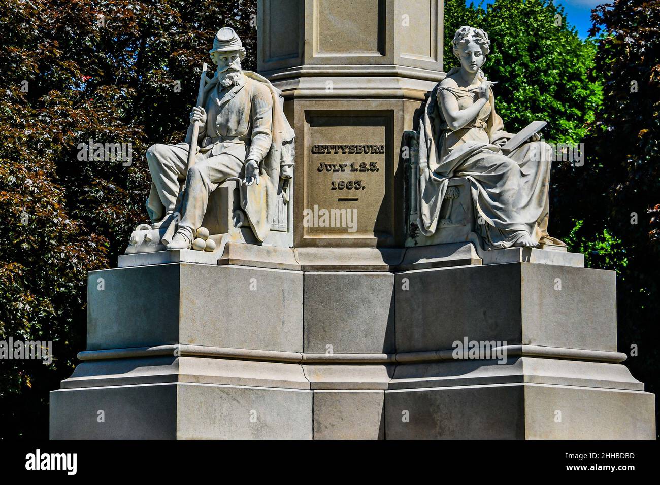 Photo of The Soldiers National Monument, Gettysburg National Cemetery ...