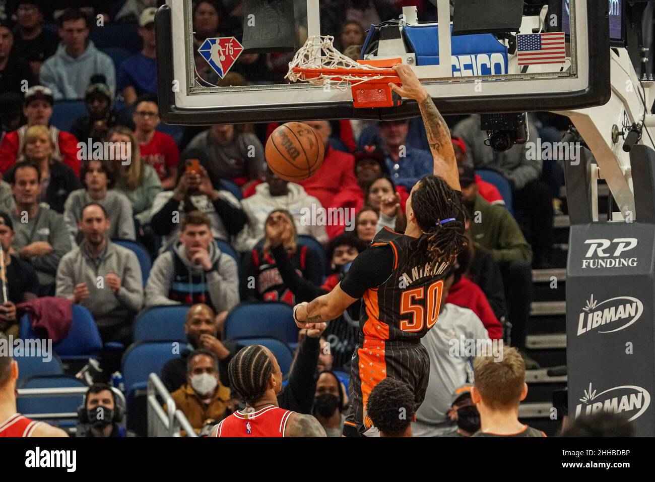 Orlando, Florida, USA, January 23, 2022, Orlando Magic Guard Cole ...