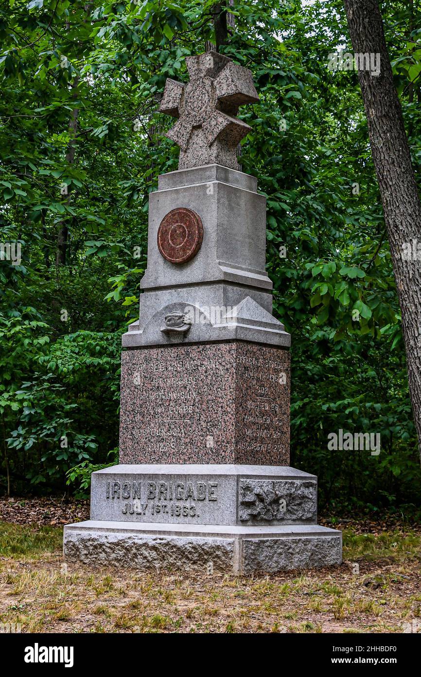 The iron brigade gettysburg hi-res stock photography and images - Alamy