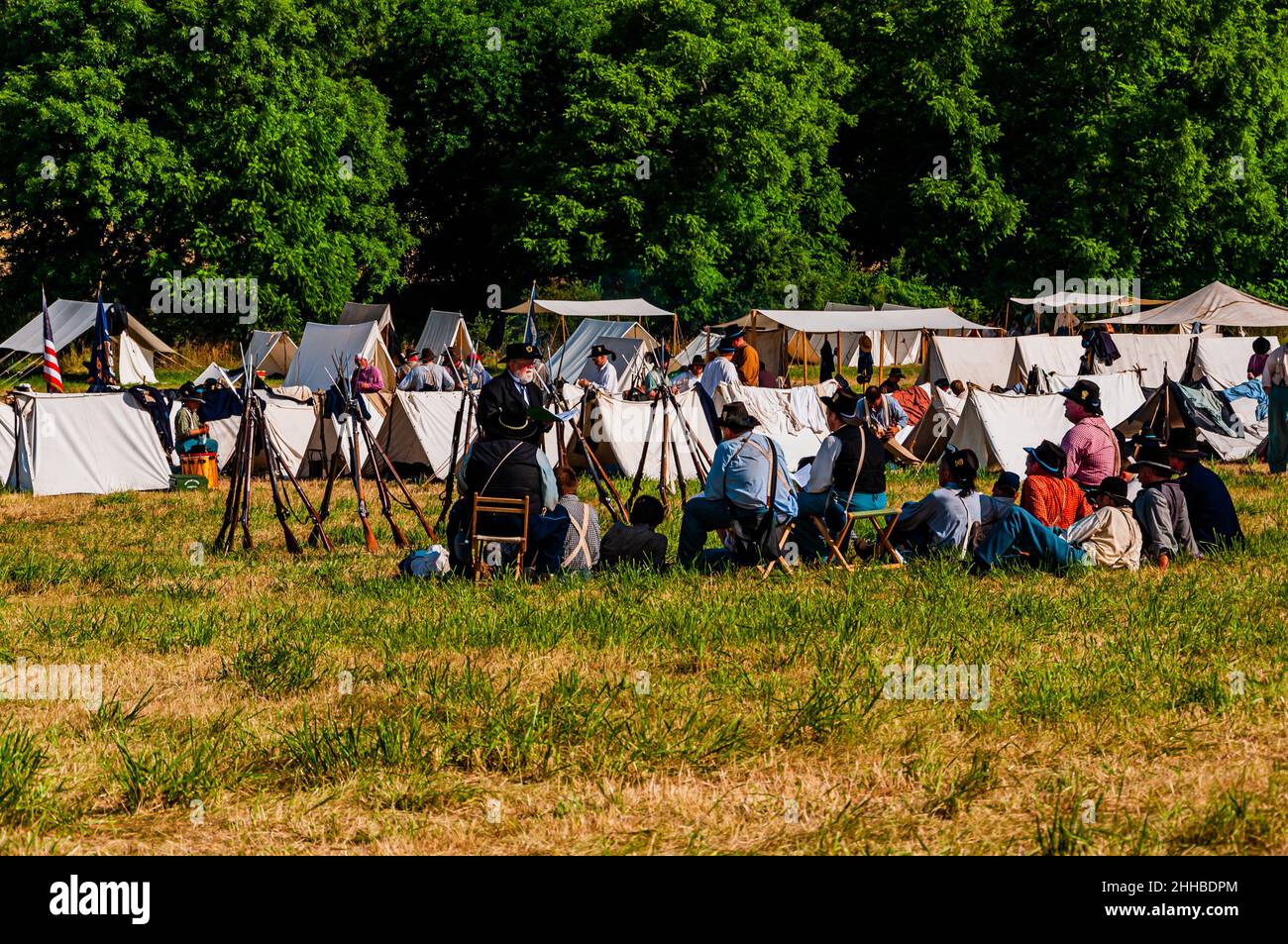 150th gettysburg reenactment hi-res stock photography and images - Alamy