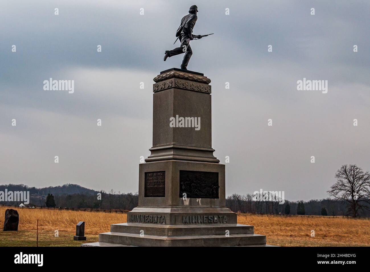 Photo of The 1st Minnesota Monument, Gettysburg National Military Park ...