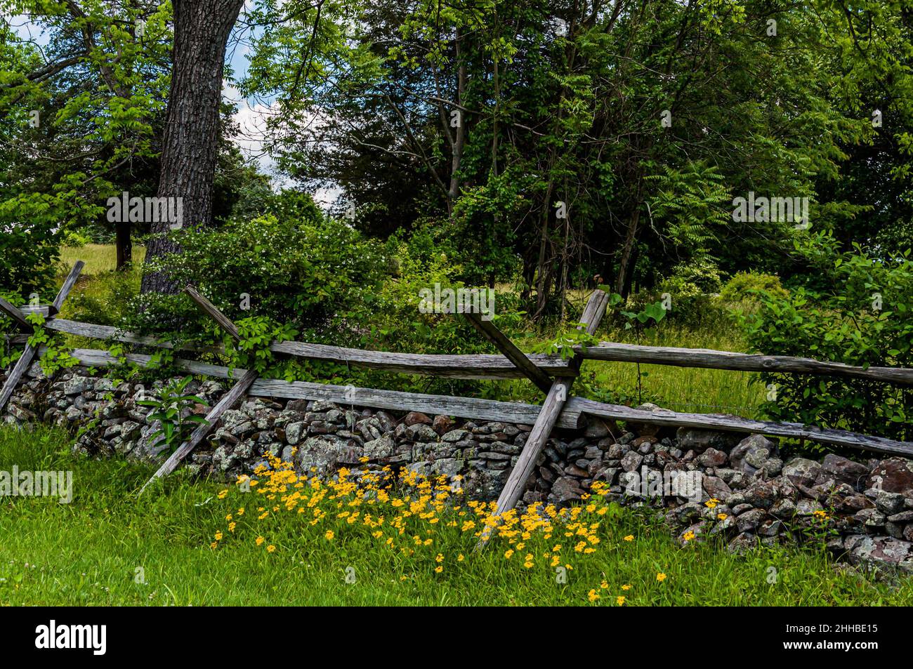 Beautiful Gettysburg Landscape in Summer, Gettysburg National Military ...