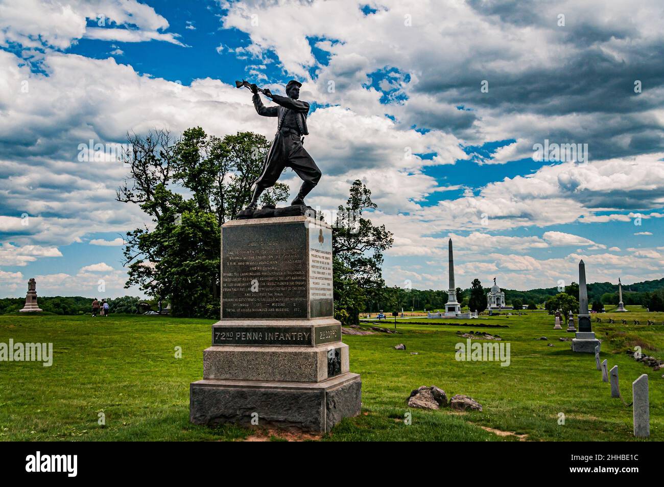 The 72nd Pennsylvania Volunteer Infantry Monument, Gettysburg National ...