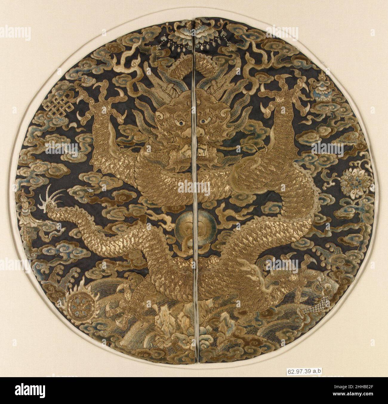 Dragon Roundel from a Ceremonial Garment early 18th century China This ...