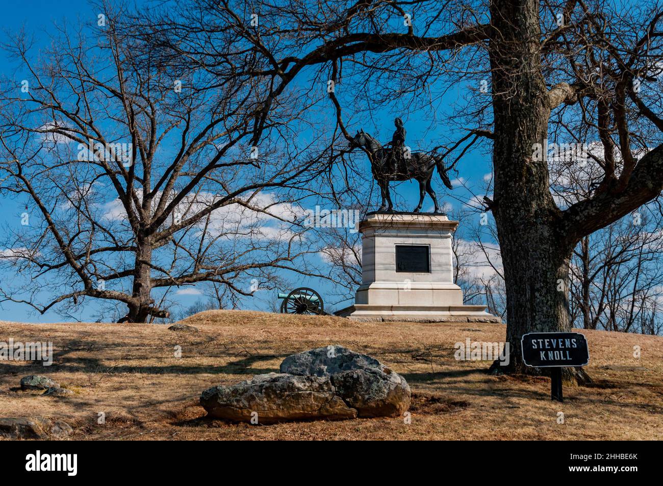 Photo of Stevens Knoll, Gettysburg National Military Park, Pennsylvania ...
