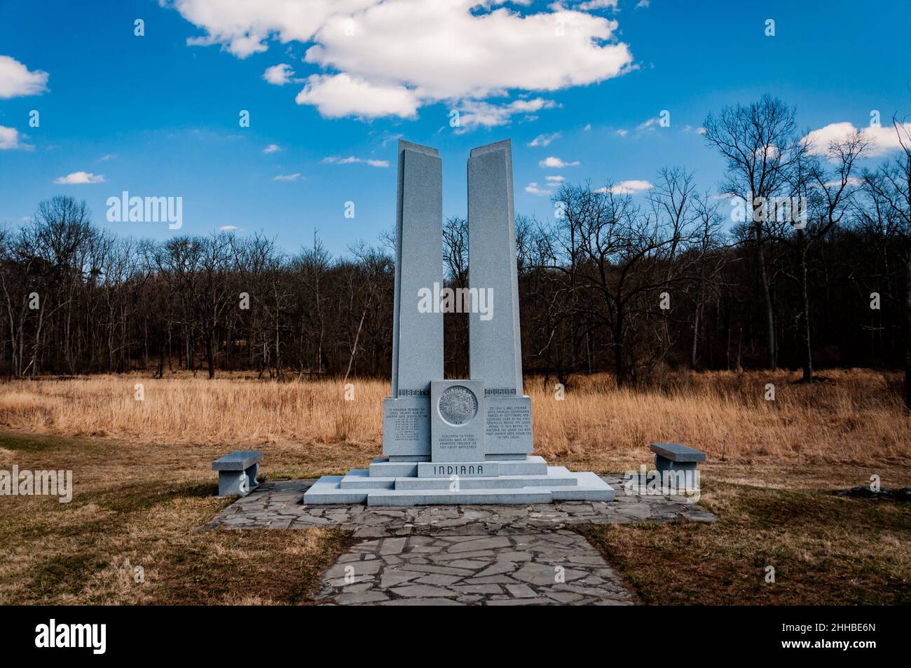 Photo of The State of Indiana Monument, Gettysburg National Military ...