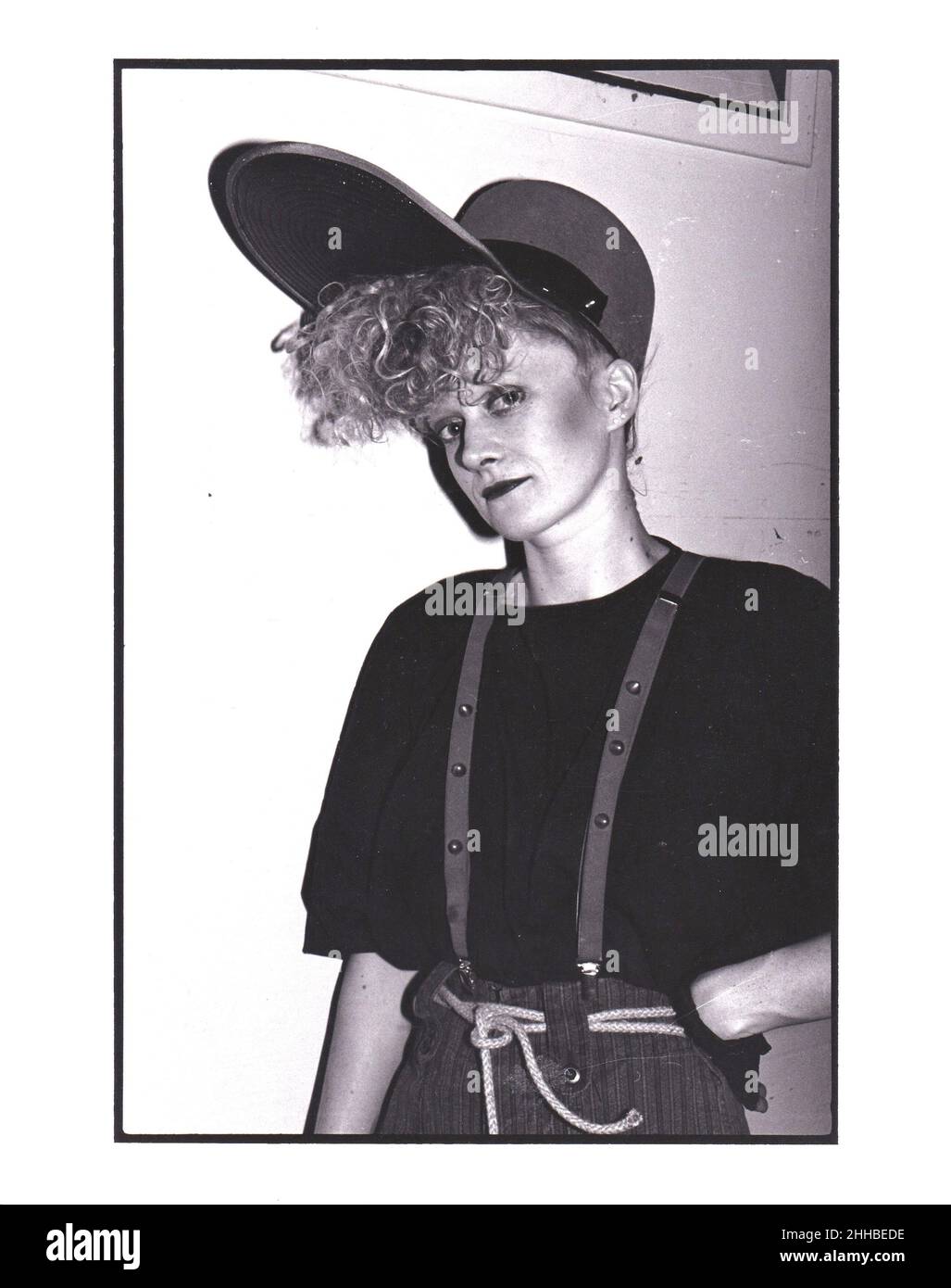 80's Band The Thompson Twins image taken backstage of Alannah Currie ...