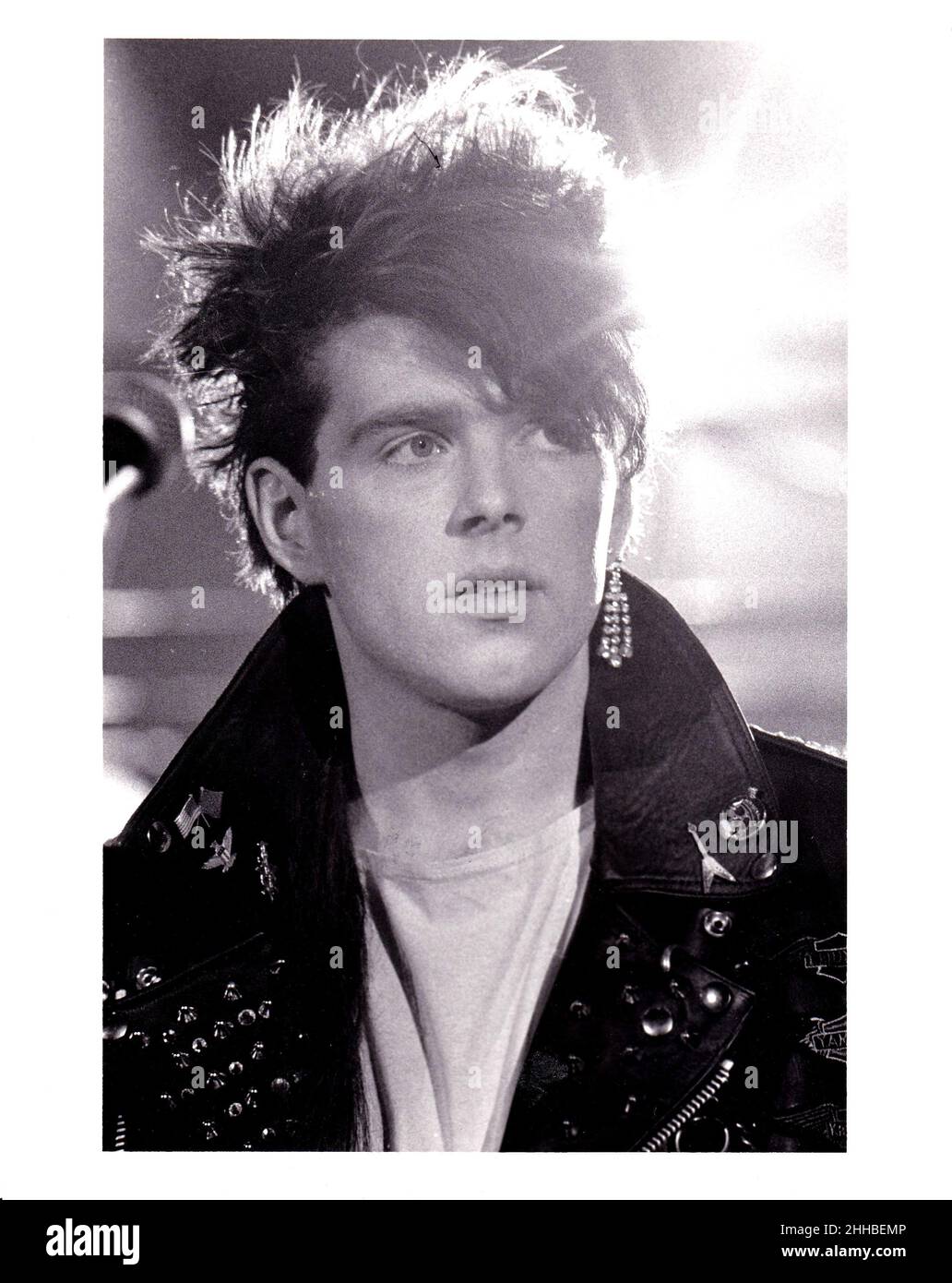 80's Band The Thompson Twins image taken of Tom Bailey circa 1985. Credit: Ron Wolfson / Rock ...