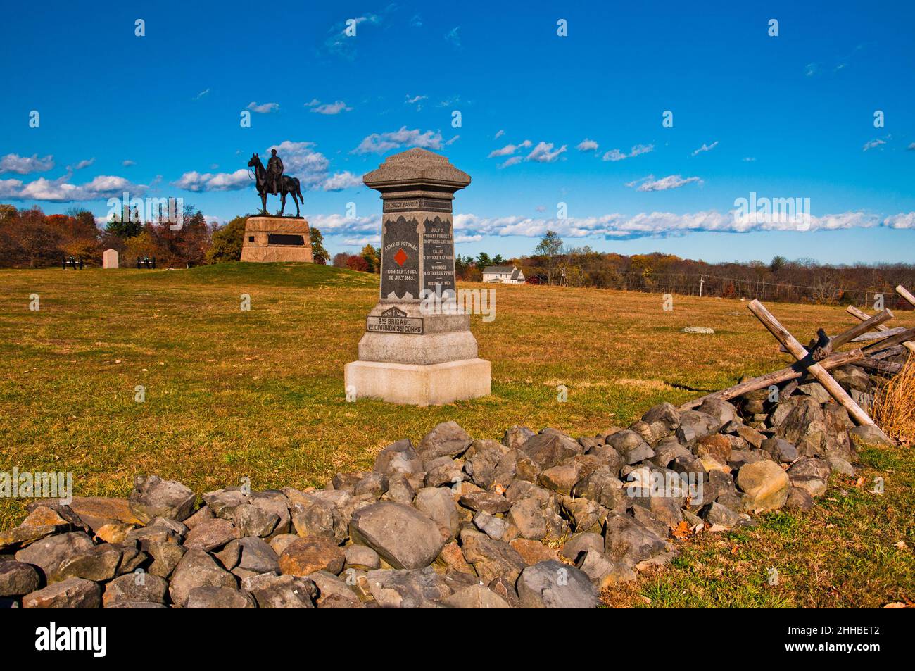 Photo of The Monument to the 99th Pennsylvania Volunteers Regiment ...
