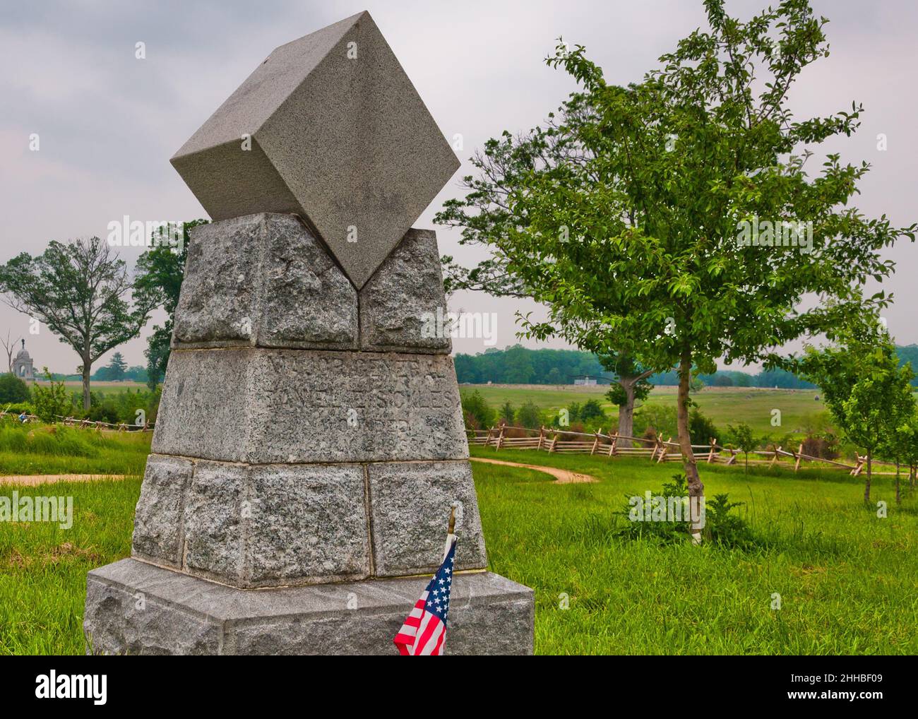 Photo of The Monument to Union Major General Daniel Sickles, Gettysburg ...