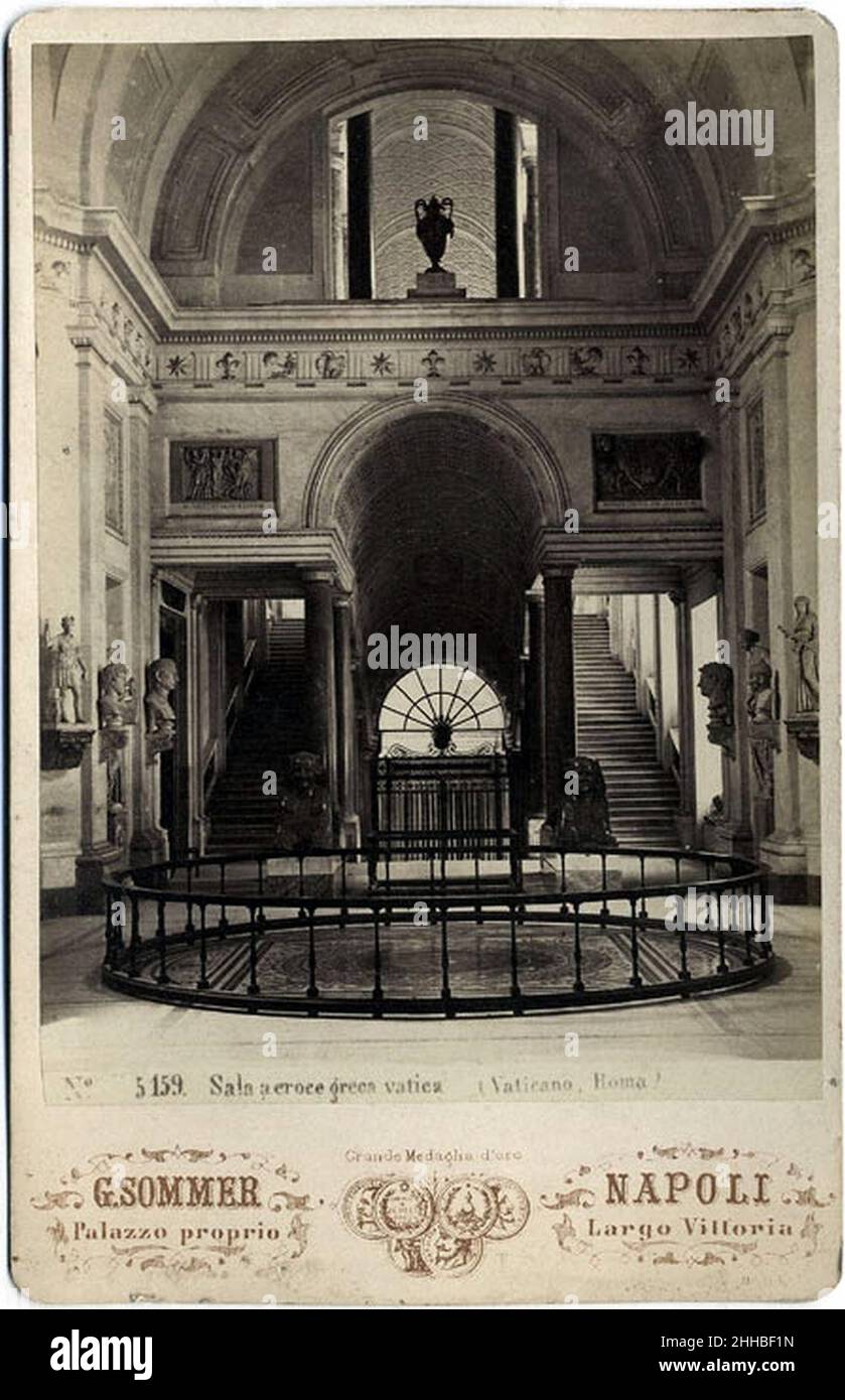 Sommer, Giorgio (1834-1914) - n. 5159 - Sala a croce greca vaticana ...