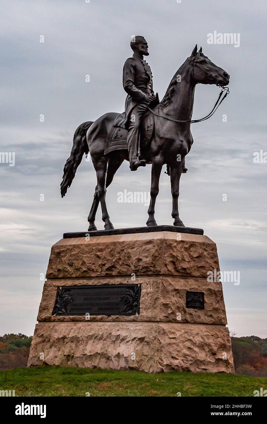 The Monument to Major General George Gordon Meade, Cemetery Ridge ...