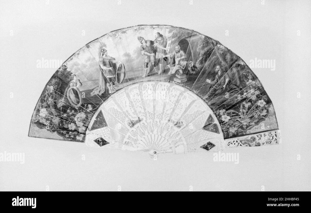 Fan 18th century French. Fan 209869 Stock Photo - Alamy