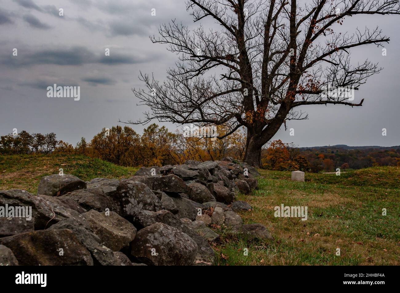 Photo of Autumn Scene, Gettysburg National Military Park, Pennsylvania ...