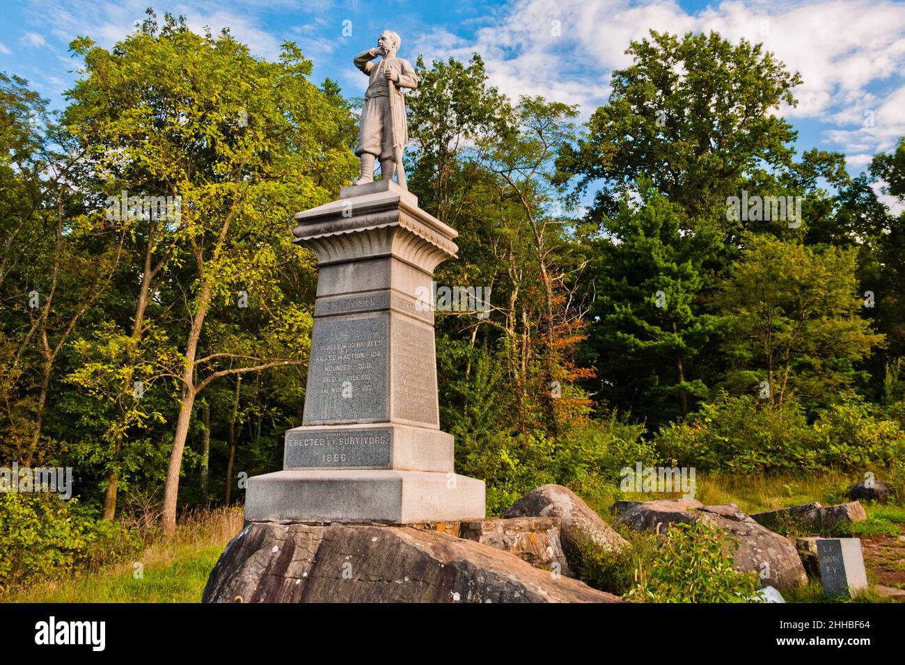 155th pennsylvania, gettysburg hi-res stock photography and images - Alamy