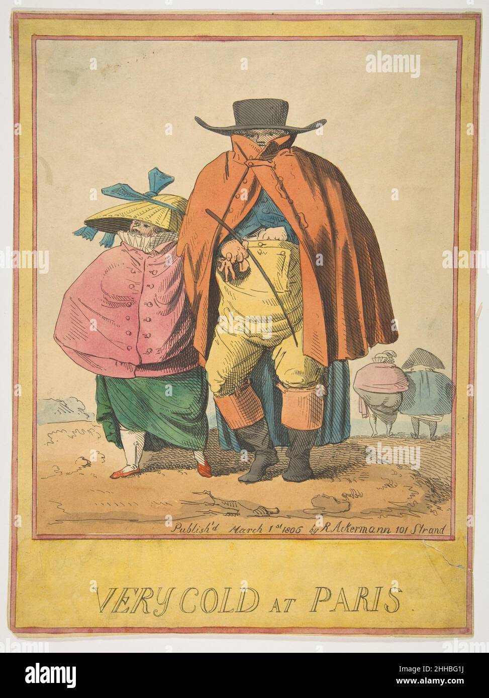 Very Cold at Paris March 1, 1806 Anonymous, British, 19th century ...