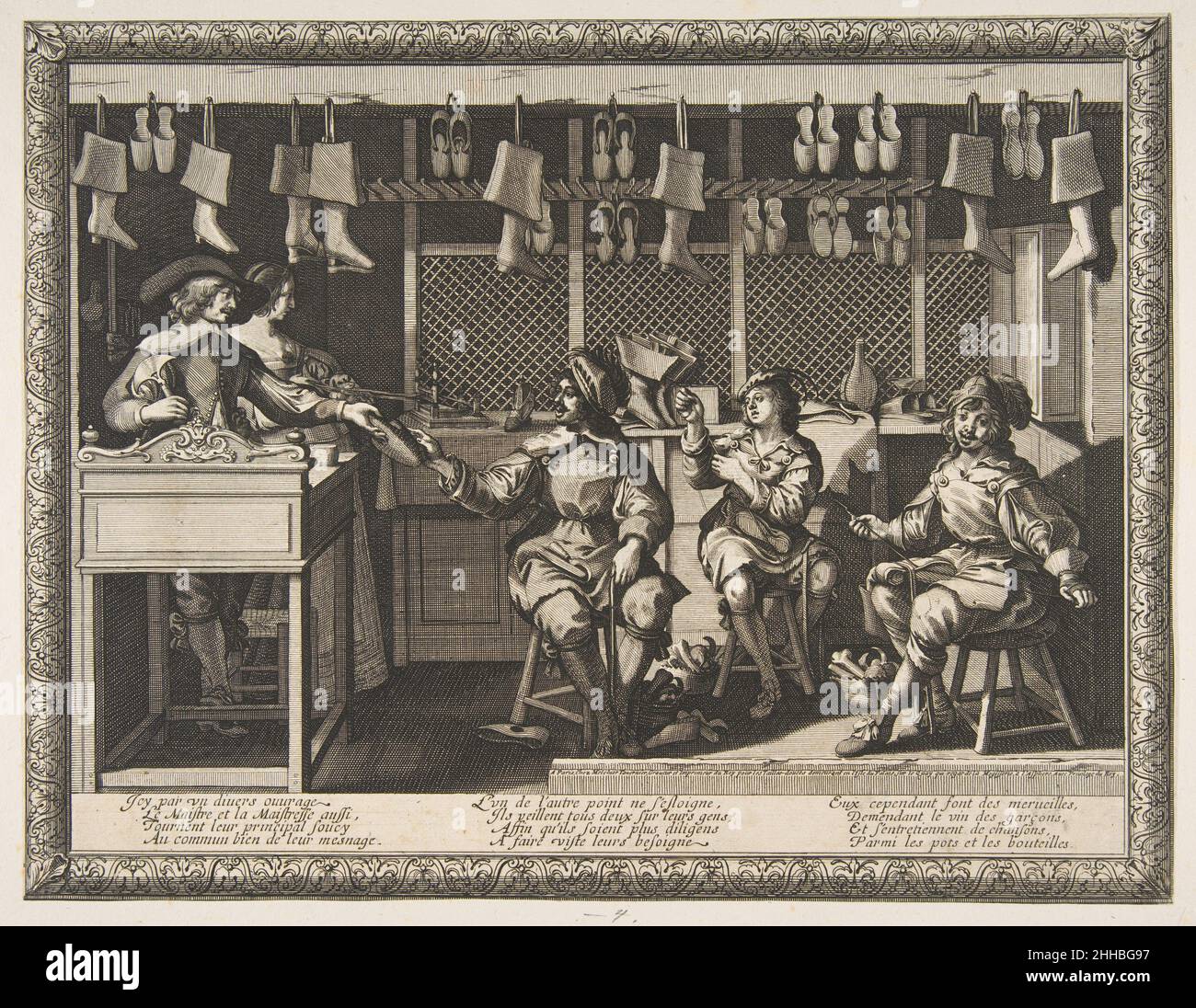 The Cobbler (Le Savetier) ca. 1632–33 Abraham Bosse French. The Cobbler ...