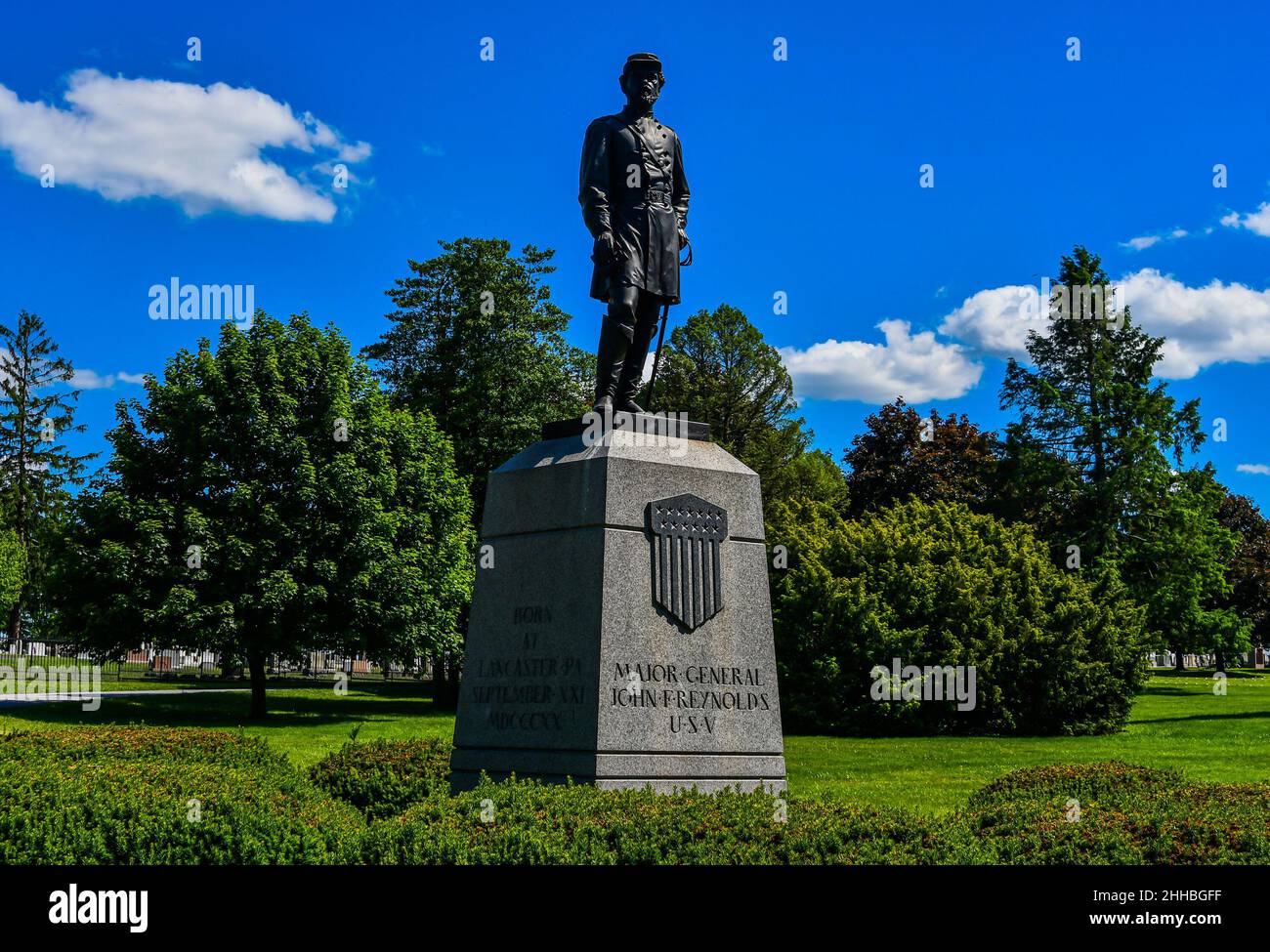 Photo of Major General John F Reynolds Monument, Gettysburg National ...