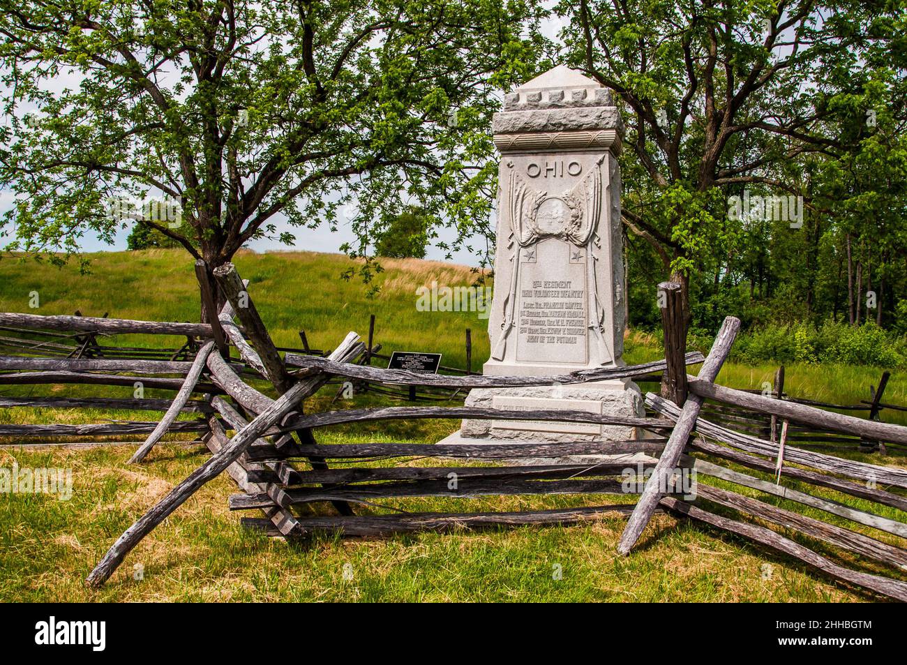 8th ohio volunteer infantry monument hi-res stock photography and images - Alamy