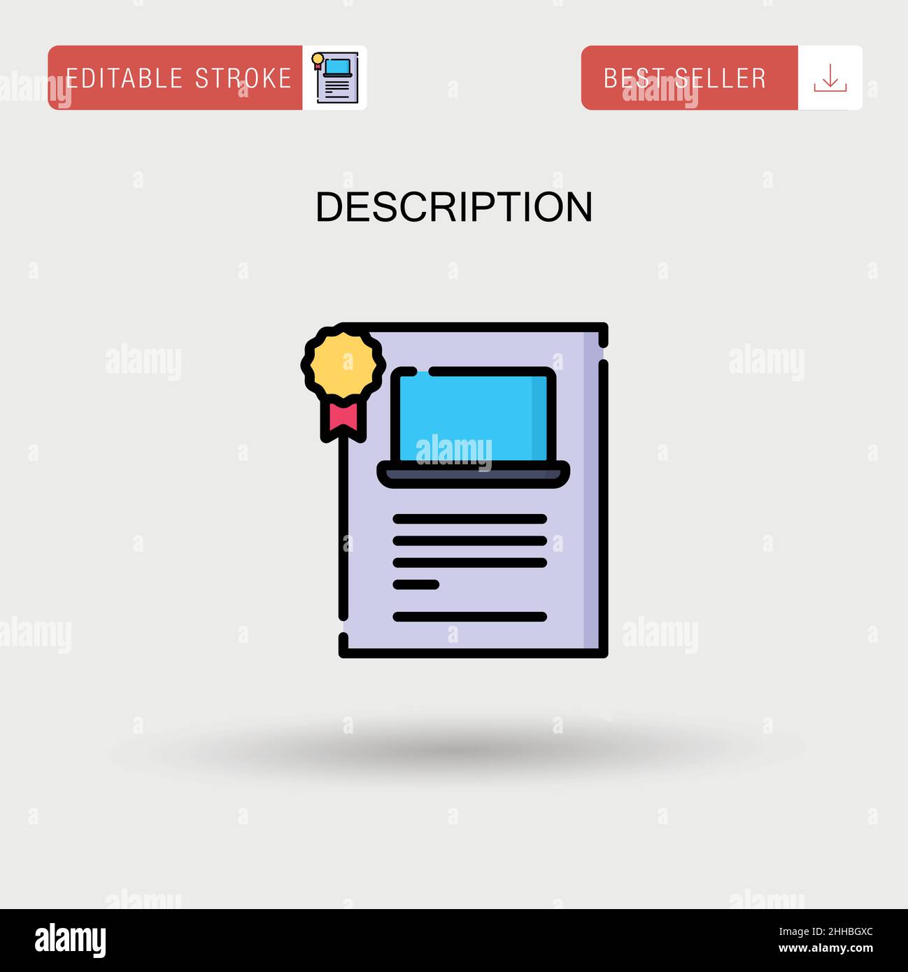 Description symbol at hi-res stock photography and images - Alamy