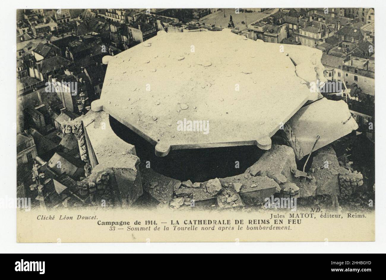 Cathedrale de reims 1914 hi-res stock photography and images - Alamy