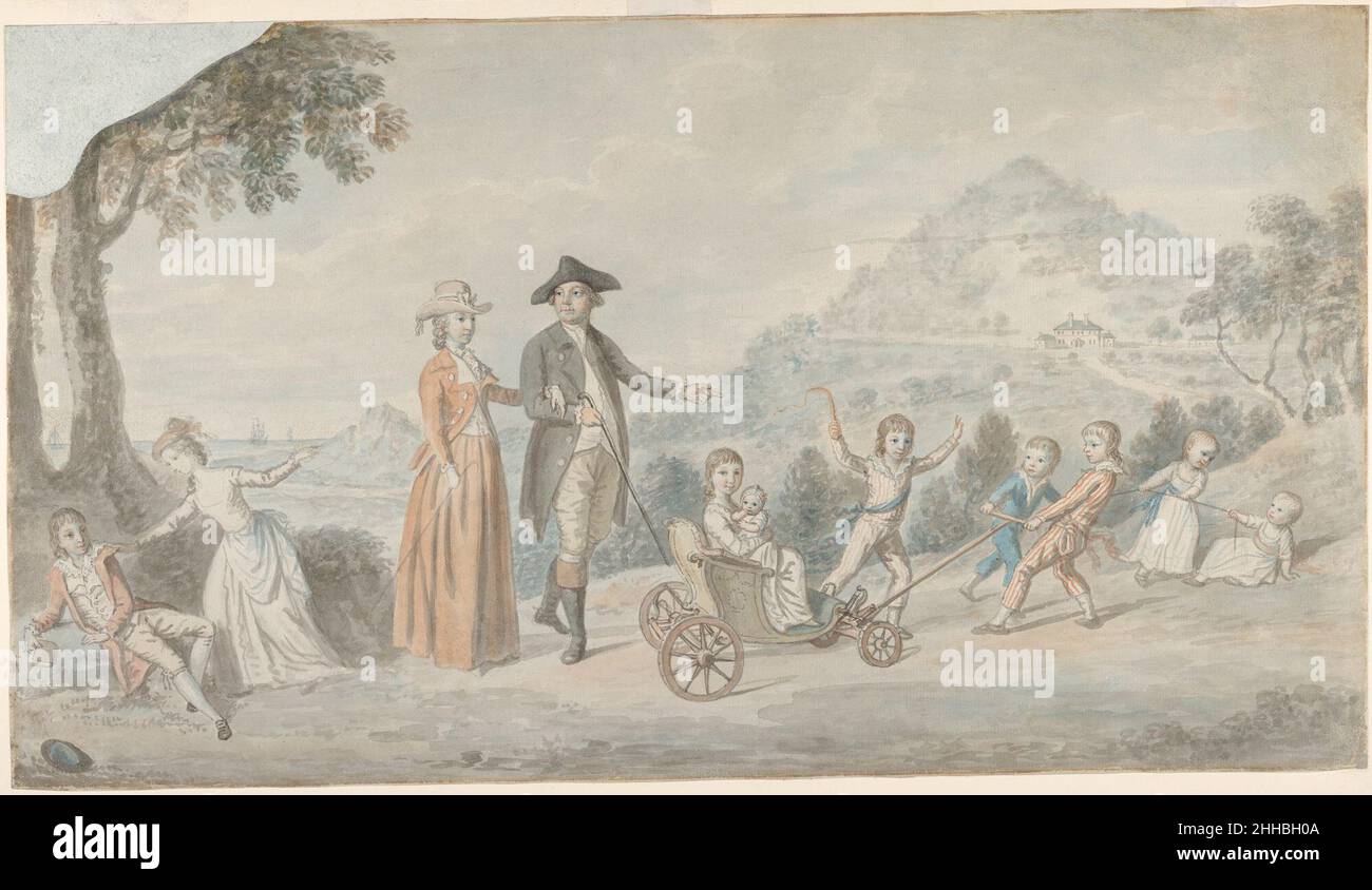 The Family of Sir James Hunter Blair, 1st Baronet ca. 1785 David Allan ...