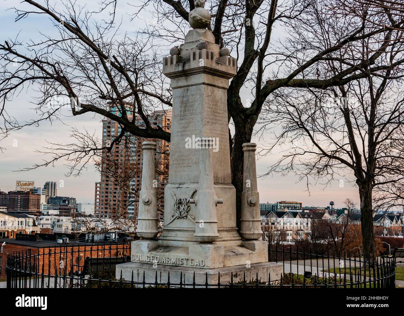 Photo of Colonel George Armistead Monument, Federal Hill, Baltimore ...