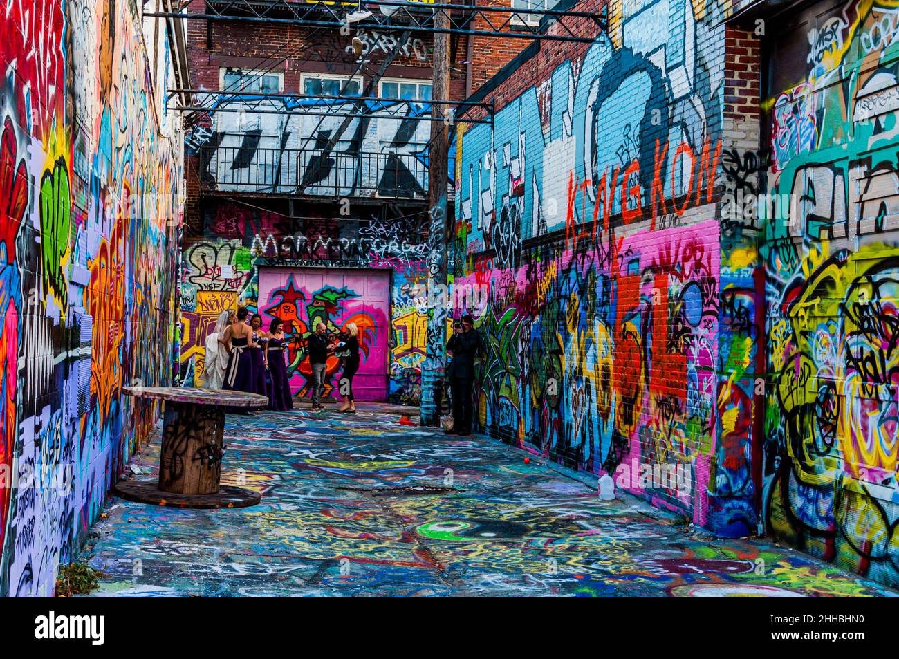 Photo of Graffiti Alley, Baltimore, Maryland USA Stock Photo - Alamy