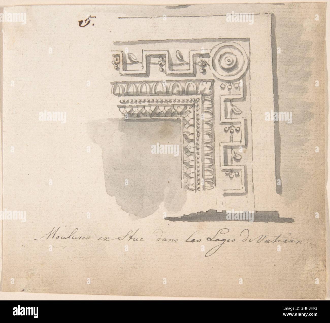 Architectural design in Roman order 18th century Attributed to ...