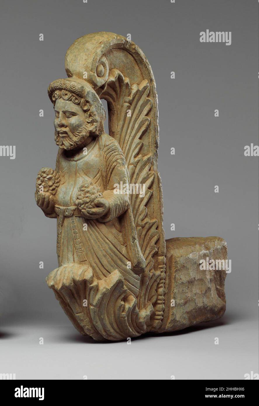 Garland Holder (Possibly a Figure of Dionysos) ca. 1st century Pakistan ...