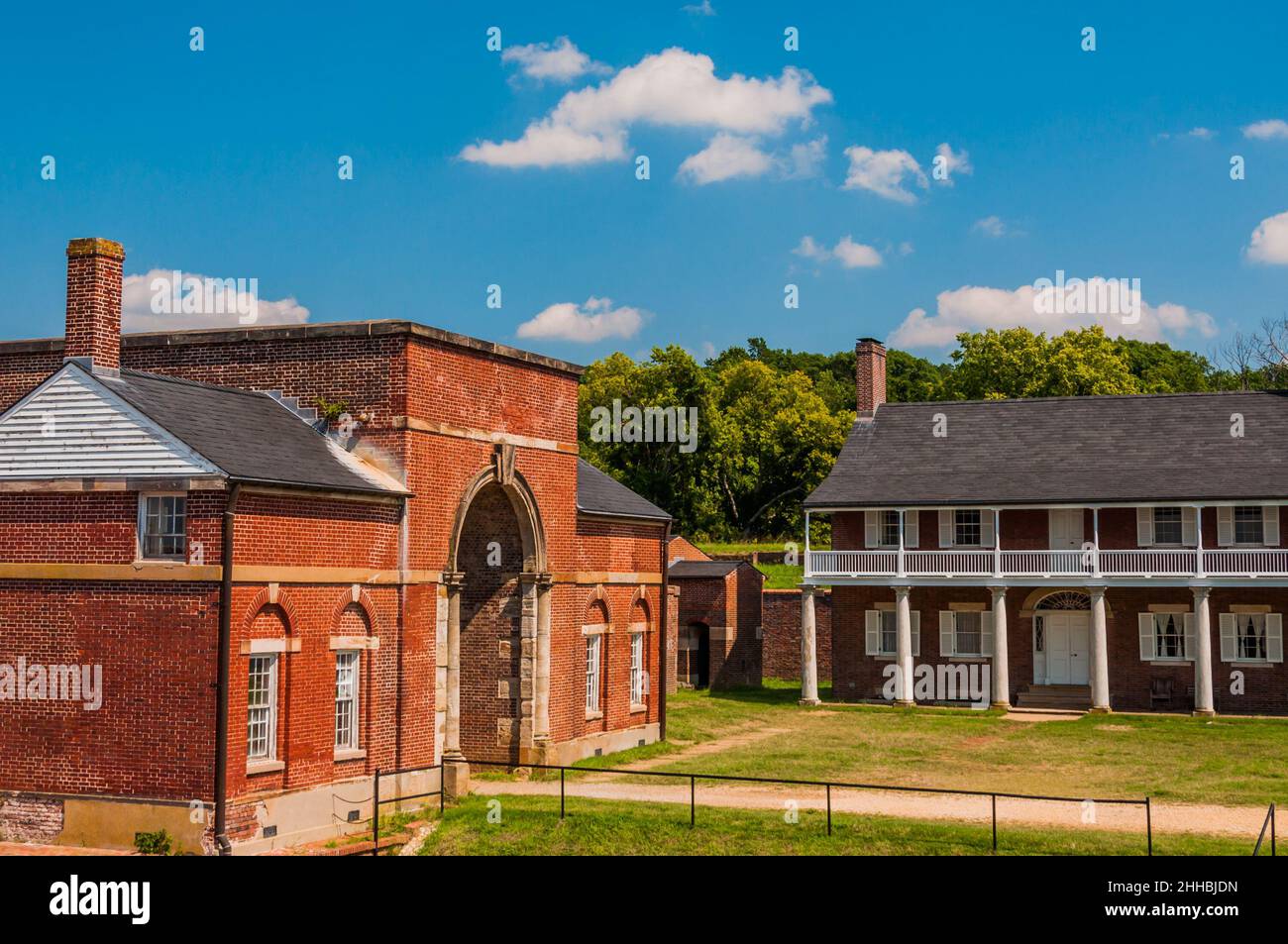 Photo of Historic Buildings within Fort Washington National Park ...