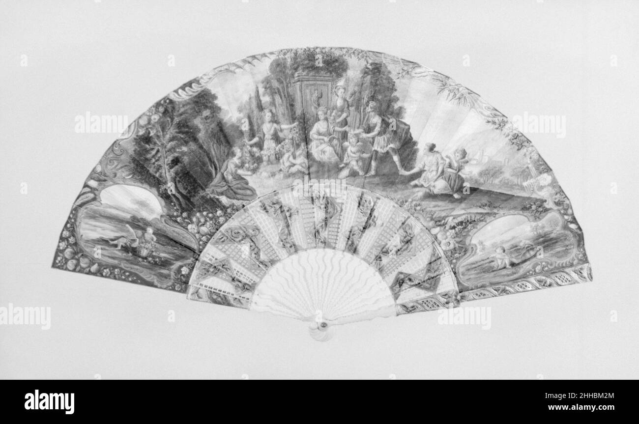 Fan 18th century French. Fan 209810 Stock Photo - Alamy