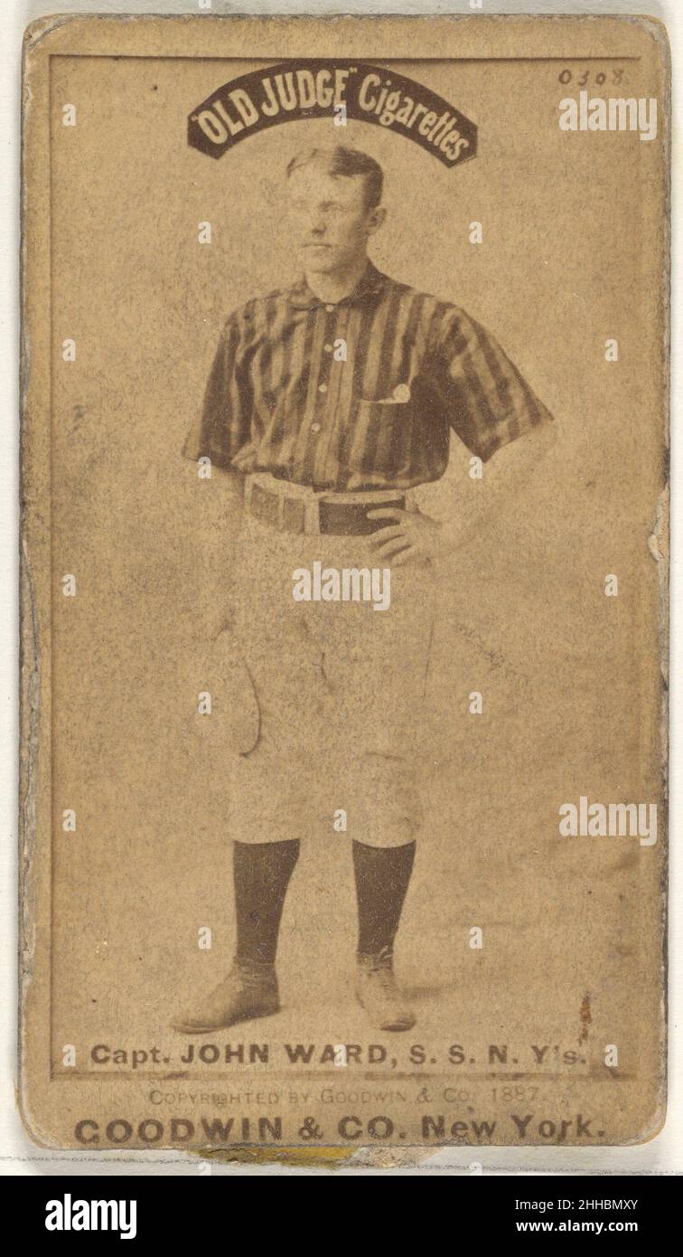 John Montgomery Ward, Captain and Shortstop, New York, from the Old ...