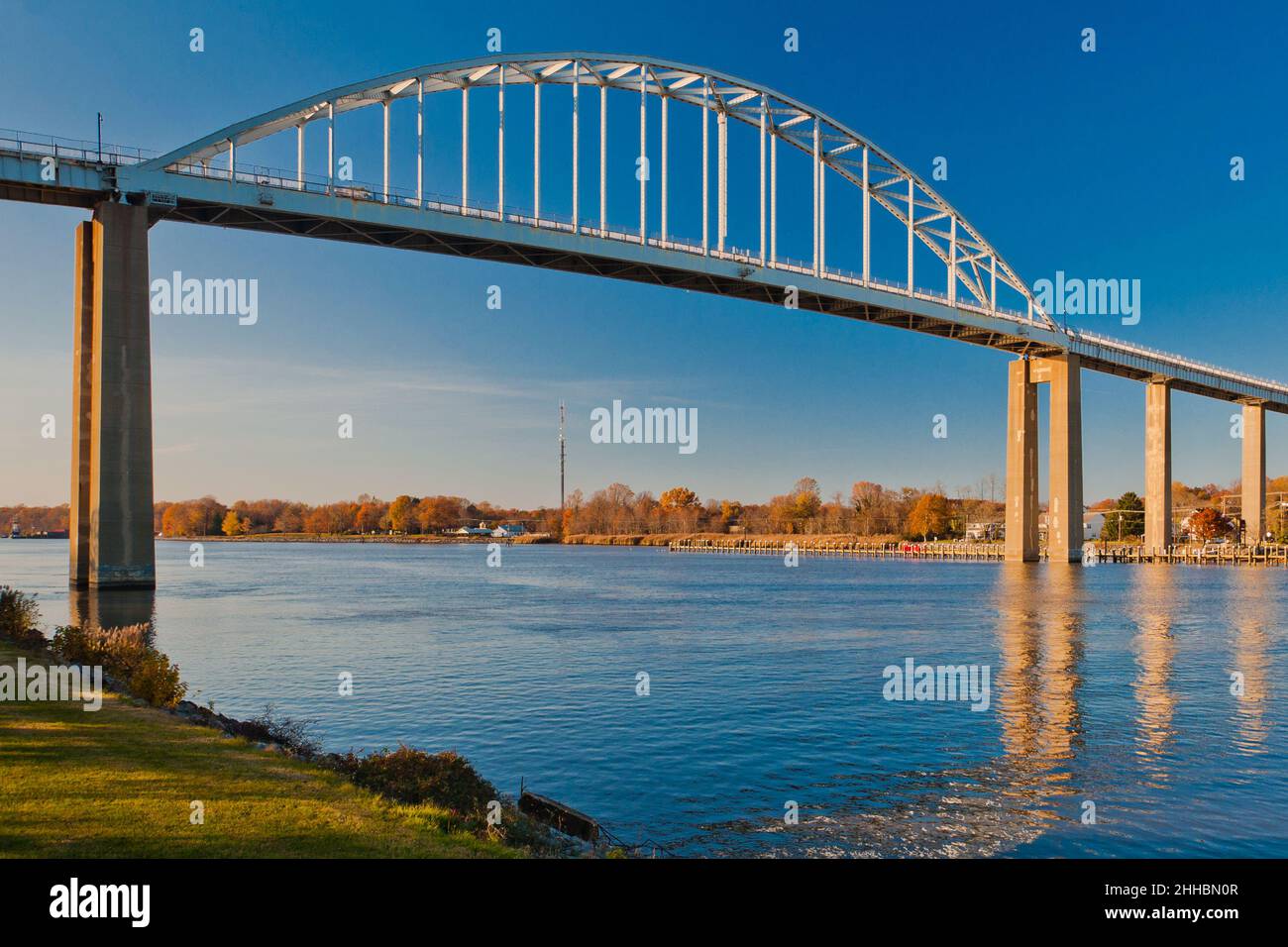 Chesapeake City Bridge, Chesapeake City, Maryland Stock Photo - Alamy