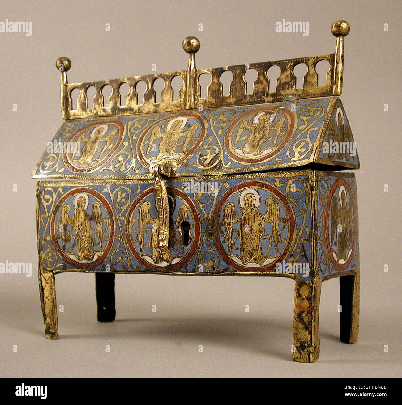 Chasse 13th century French. Chasse 464322 Stock Photo - Alamy