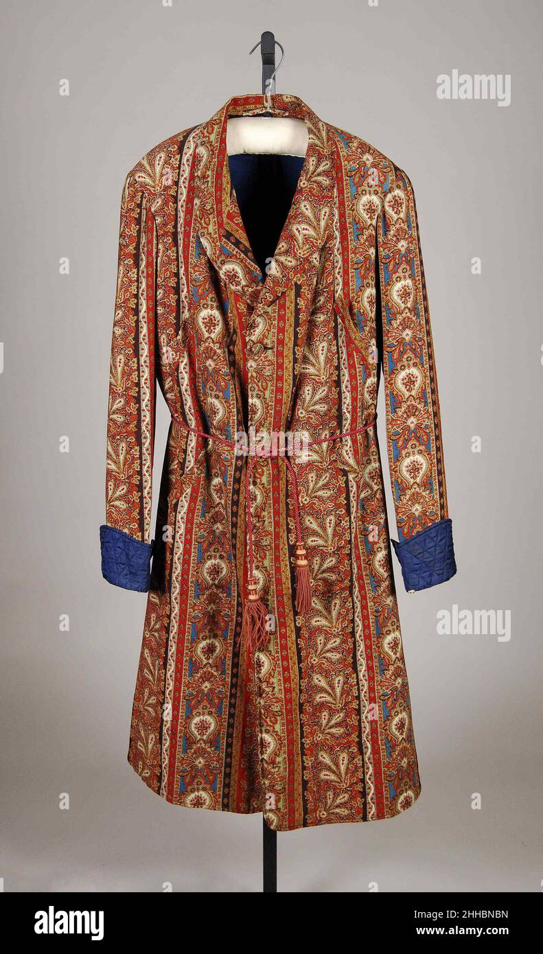 Dressing Gown 1870–79 American. Dressing Gown 180659 Stock Photo - Alamy