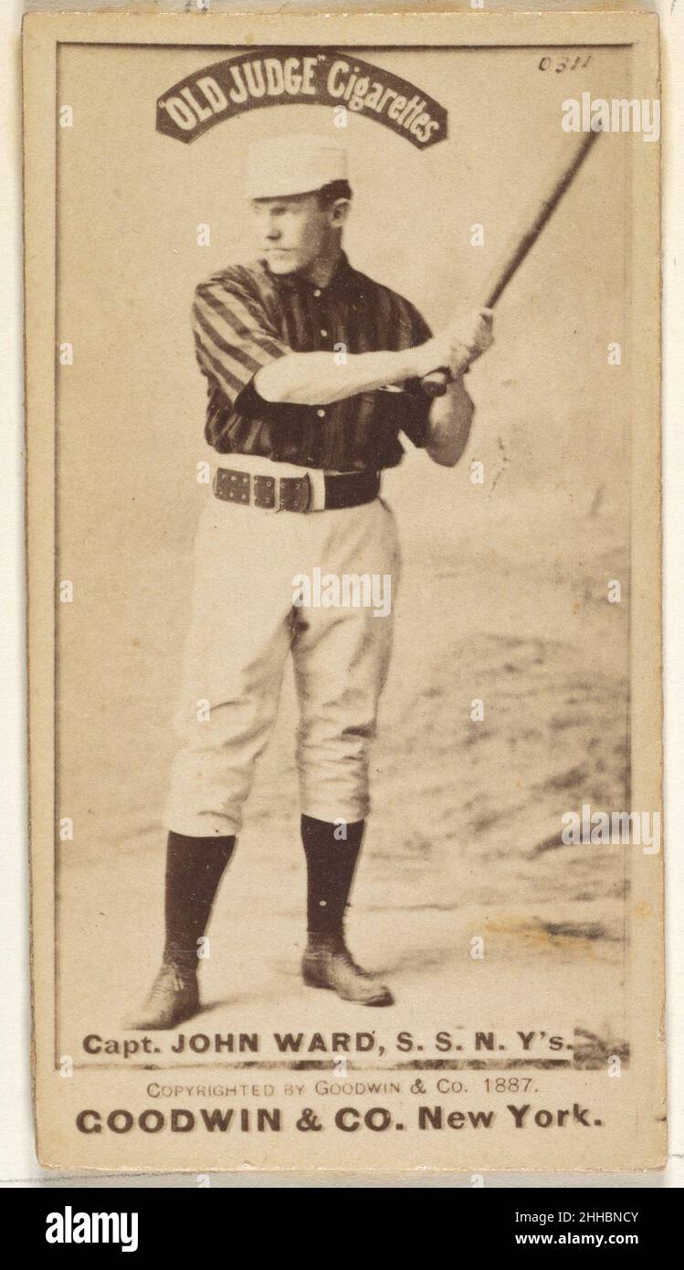 John Montgomery Ward, Captain and Shortstop, New York, from the Old ...