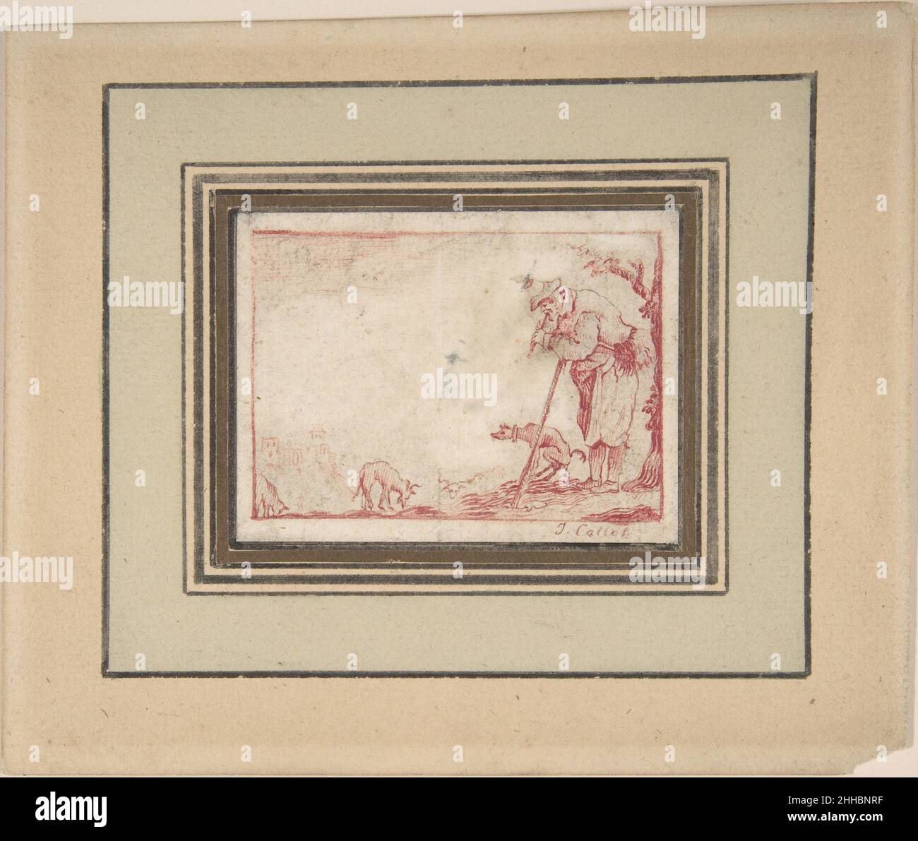 A Beggar Playing a Flute early 17th century After Jacques Callot French ...