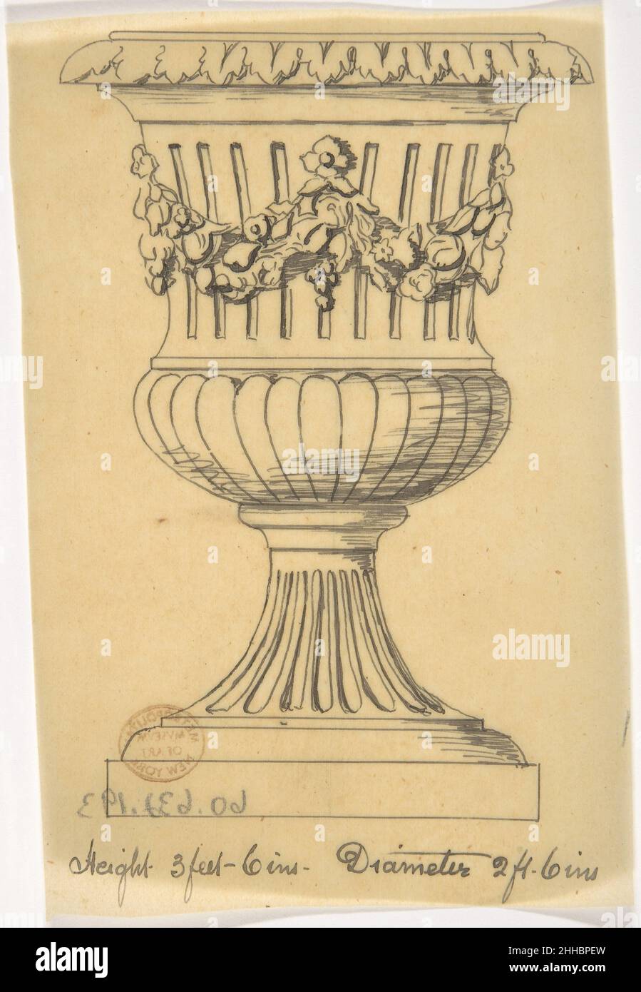 Classical vase 19th century Anonymous, British, 19th century British ...