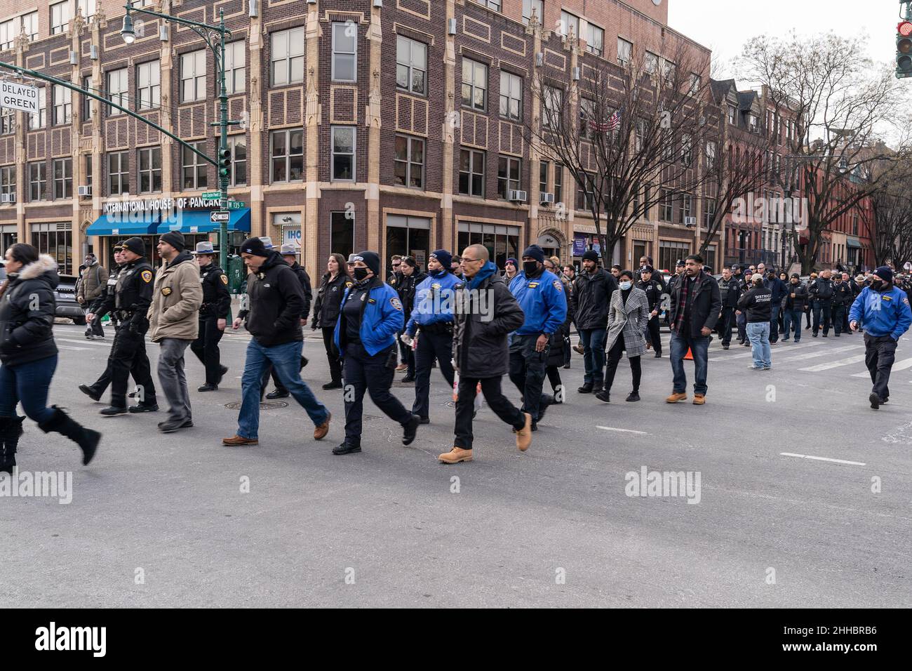 New York, United States. 23rd Jan, 2022. Officers from Westchester ...