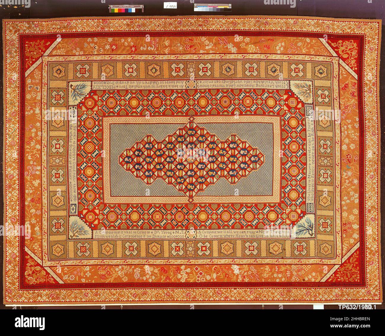 Needlepoint carpet 1764 British Carpets were a considerable luxury in ...