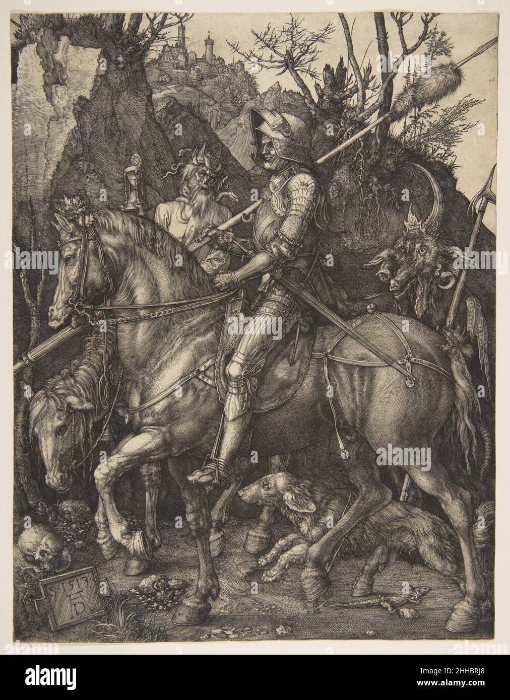 Knight, Death, and the Devil 1513 Albrecht Dürer German. Knight, Death ...