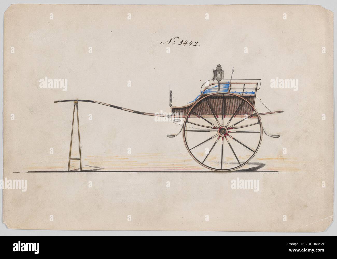 Villiage Cart # 3442 1878 Brewster & Co. American Brewster & Company ...