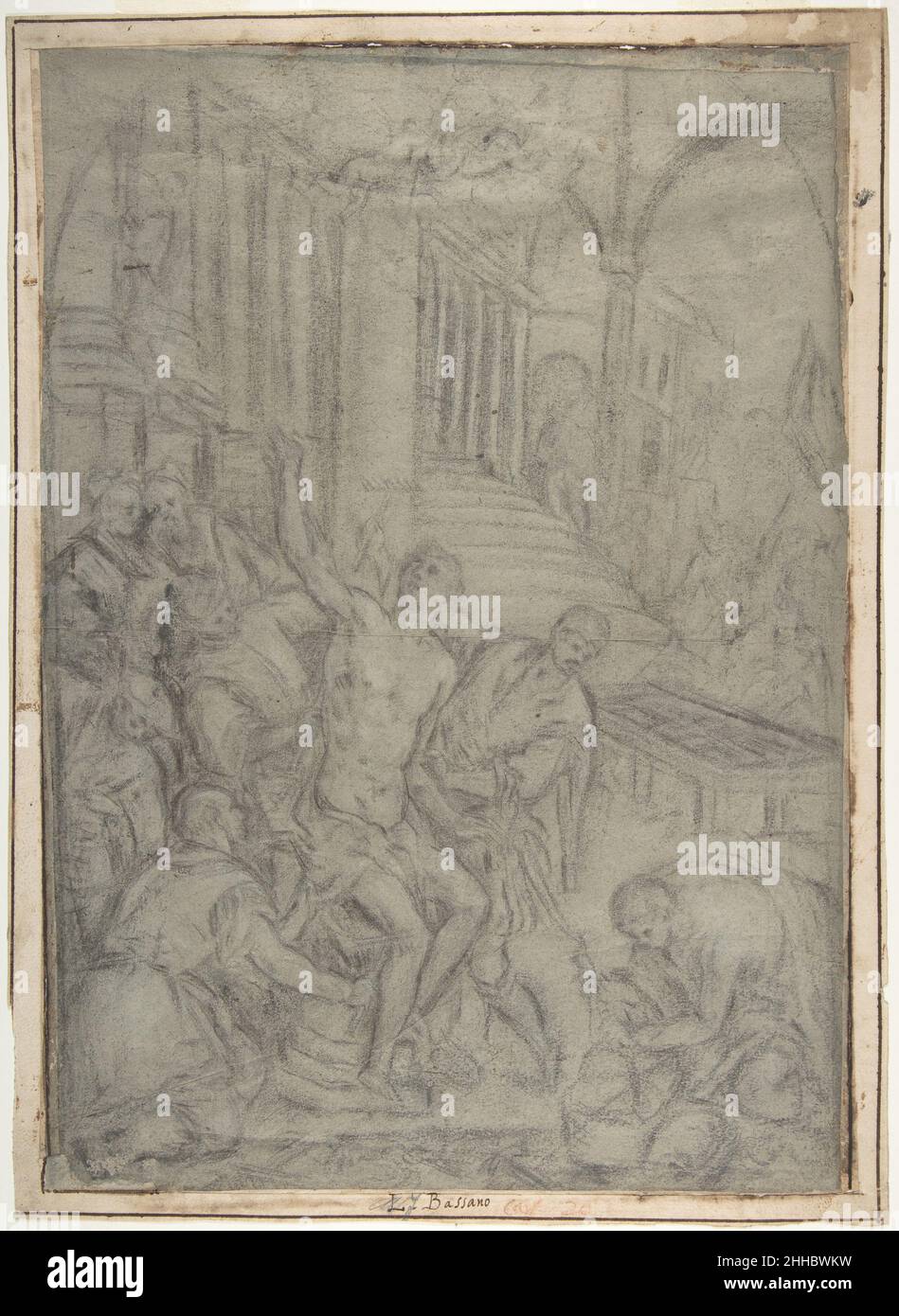 The Martyrdom of Saint Lawrence 1557–1622 Leandro Bassano Italian. The ...