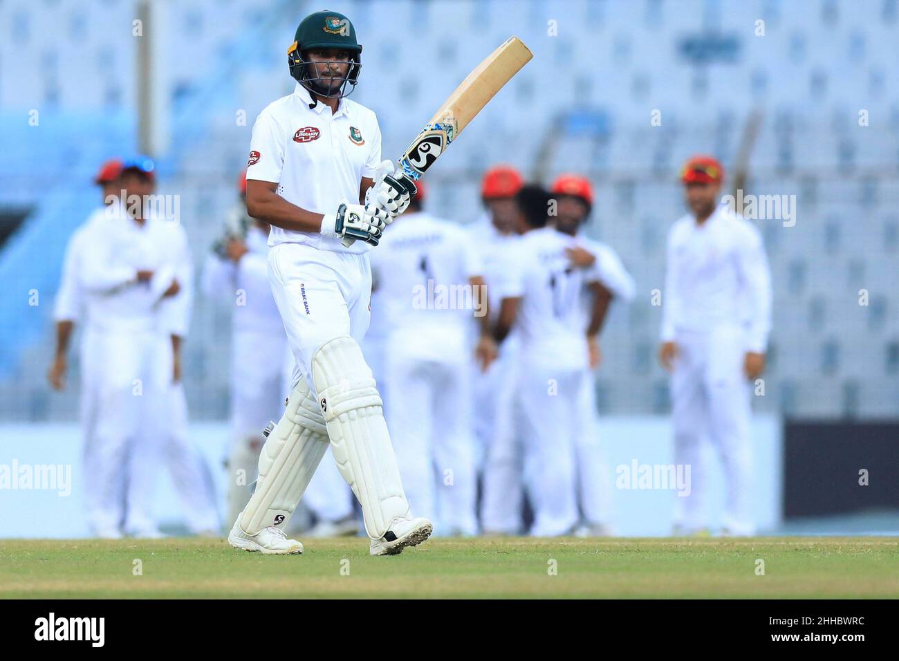 Bangladesh cricketer Shakib Al Hasan in action during one-off cricket ...